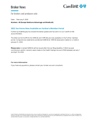 Fillable Online 2022 Tax Forms Now Available on Further's Member Portal ...