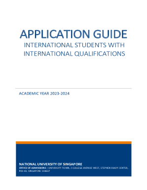 Fillable Online NUS Application Guide Fax Email Print - pdfFiller