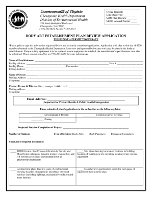 Fillable Online Get the free chesapeake health department form ...