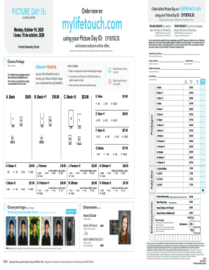 Fillable Online Picture Day - mylifetouch.com Fax Email Print - pdfFiller