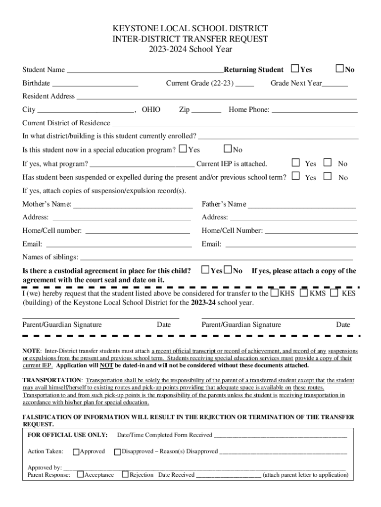 Fillable Online Student Name Returning Student Fax Email Print - pdfFiller