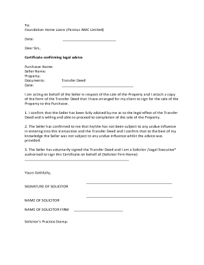 Fillable Online Dear Sirs, Certificate confirming legal ad Fax Email ...