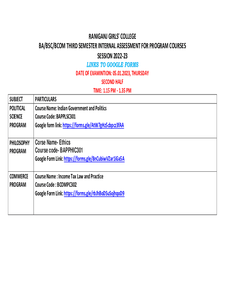 Fillable Online links to google forms Fax Email Print - pdfFiller