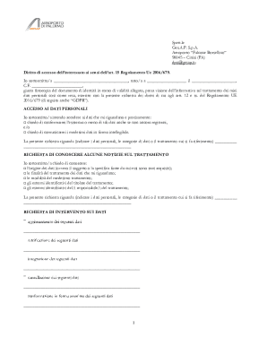 Compilabile Online GES.A.P. S.P.A. Societa' di gestione dell'Aeroporto ...