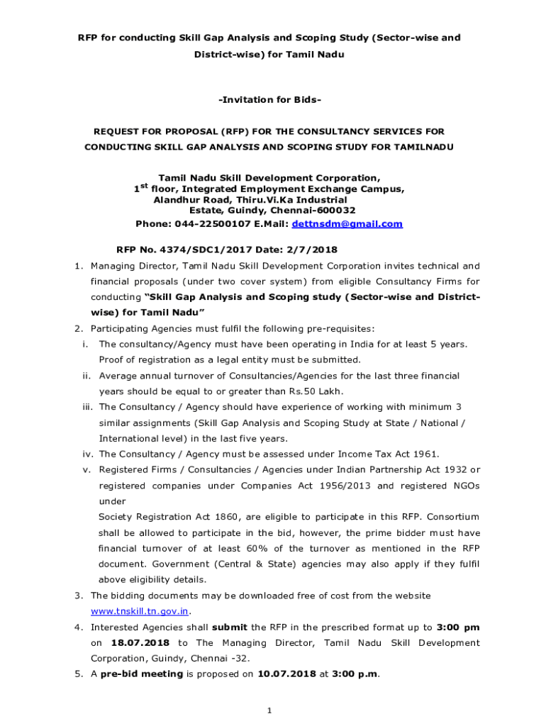 Fillable Online Request for Proposal (Rfp) For the Consultancy Services ... Fax Email Print ...