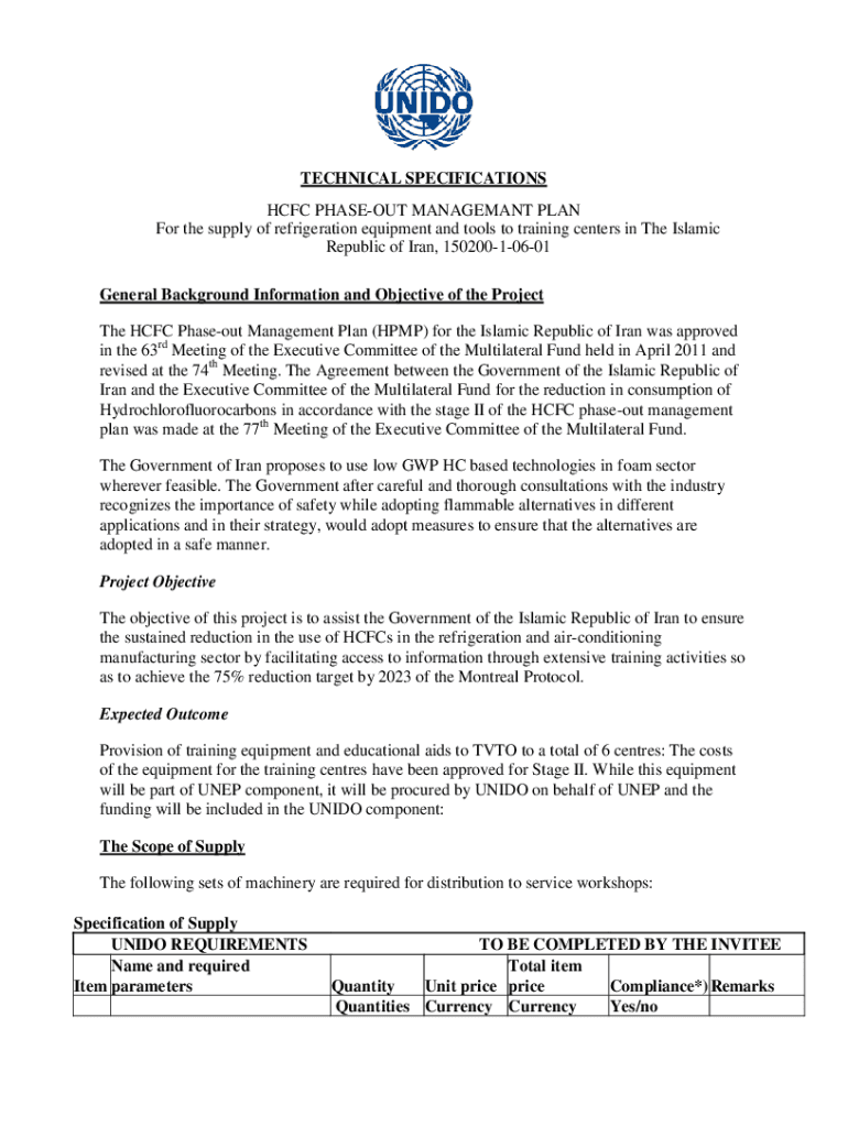 Fillable Online Updated guide for the presentation of new stages of ...