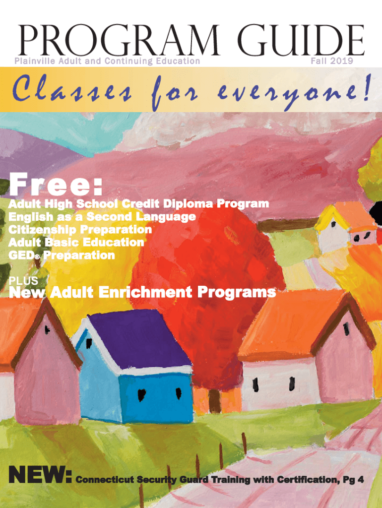 Fillable Online AE Program Guide fall 19 FINALLayout 1 Fax Email Print - pdfFiller