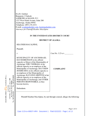 Fillable Online third judicial district at anchoragedate - Alaska Court ...