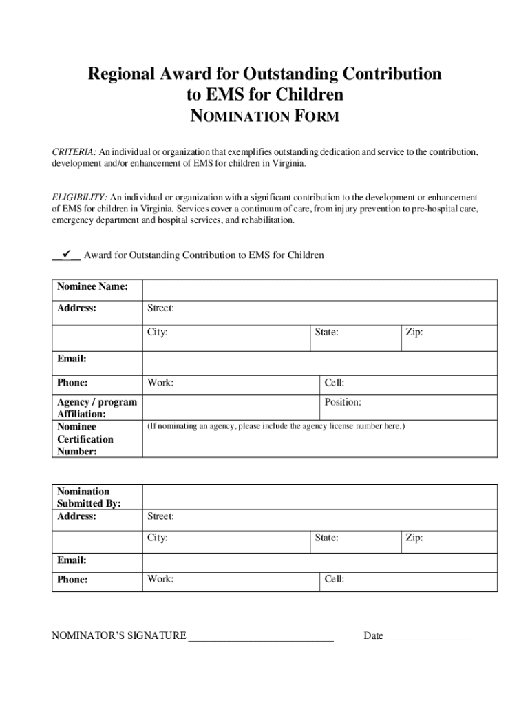 Fillable Online Fillable Online va-srhp Regional Award for Outstanding ... Fax Email Print ...