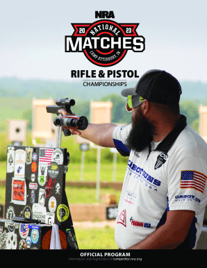 Fillable Online competitions nra RIFLE & PISTOL - Competitive Shooting ...