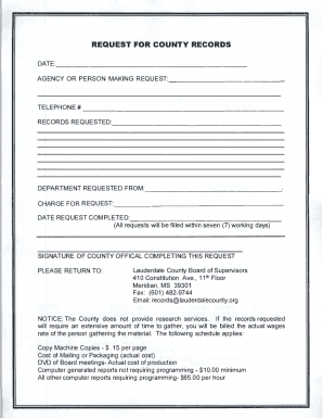 Fillable Online Public Records Request - Prosecuting Attorney Fax Email ...