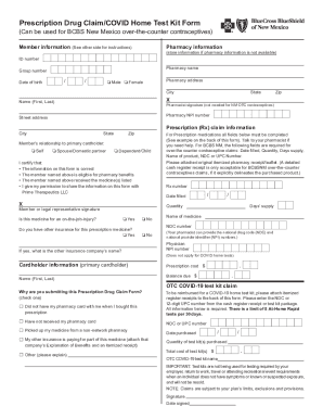 Fillable Online Share OTC COVID-19 Testing Program Flier and Claim Form ...