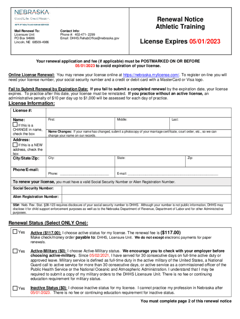 Fillable Online dhhs ne How to Get a Medical License in Nebraska Fax ...