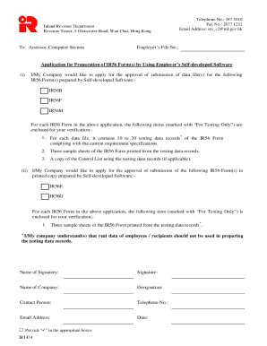 Fillable Online Internal Revenue Department, Government of Hong Kong ...