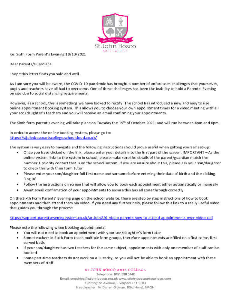 Fillable Online Dear Parents and Carers, I hope you are well. We have ...