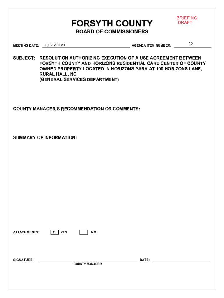 Fillable Online Resolution Authorizing Execution of a Lease Agreement ... Fax Email Print ...
