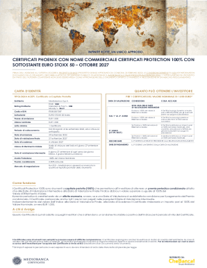 Compilabile Online Phoenix Certificate su EURO STOXX Banks Fax Email ...