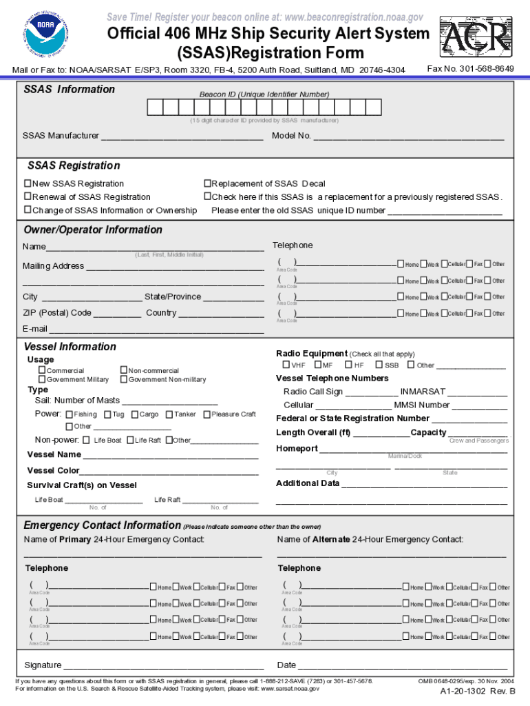 Fillable Online SSAS Registration Form Fax Email Print - pdfFiller