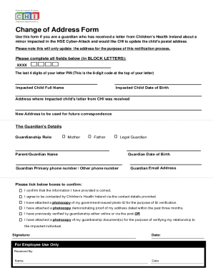 Fillable Online Data Access Request Form - Legal Guardian Fax Email Print - pdfFiller