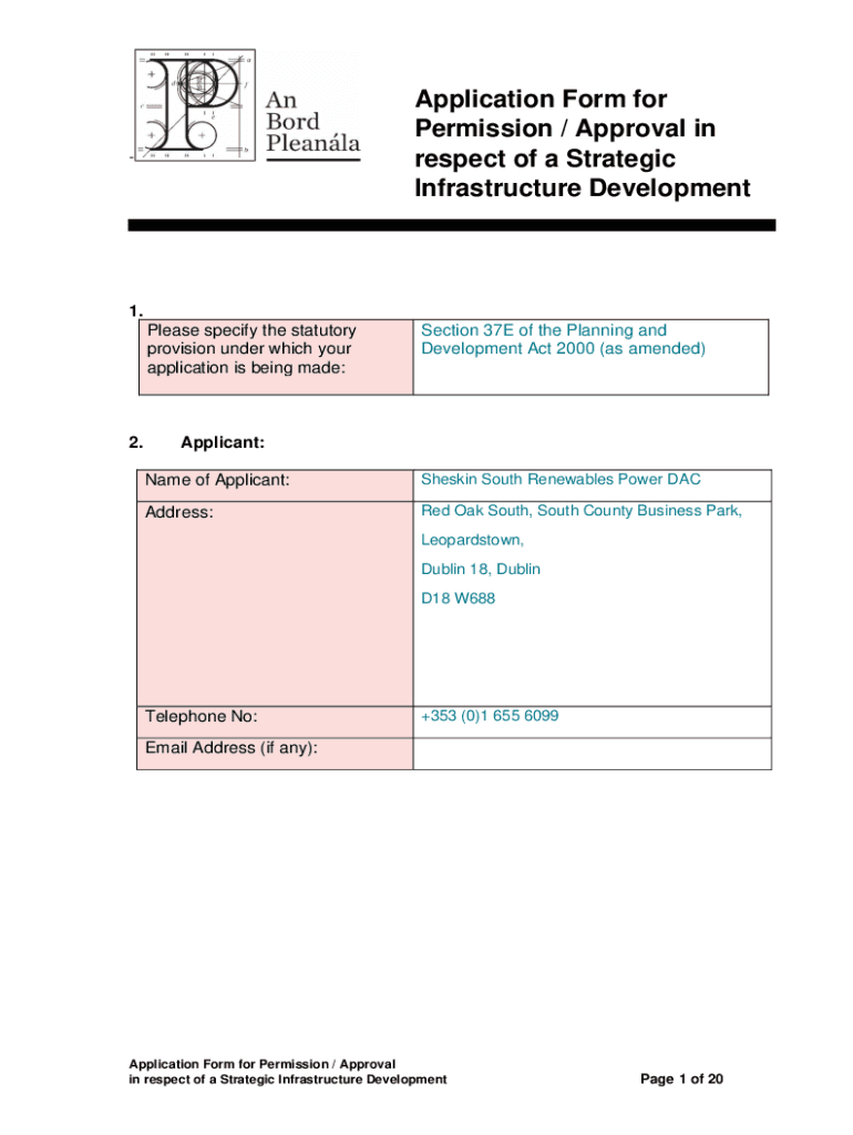 Fillable Online Page 1 of 10 Application Form for Permission / Approval ...