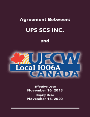 Fillable Online UPS SCS INC. Fax Email Print - pdfFiller