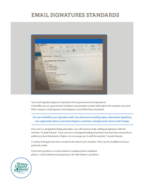 Fillable Online Email signatures - Brand Manual - The University of ...