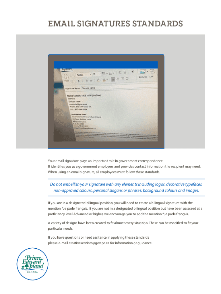 Fillable Online Email signatures - Brand Manual - The University of ...