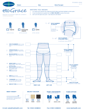 Fillable Online Order & Measurement Forms Fax Email Print - pdfFiller