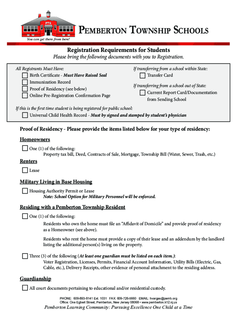 Fillable Online Student Registration / Welcome Fax Email Print - pdfFiller