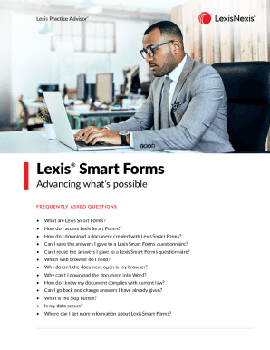 Fillable Online Lexis Smart Forms: Save time and draft with confidence ...
