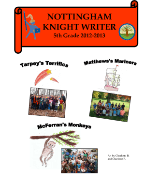 Fillable Online NOTTINGHAM KNIGHT WRITER Fax Email Print - pdfFiller