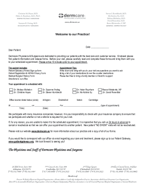 Fillable Online Surgical-New-Patient-packet-Complete. ... Fax Email ...