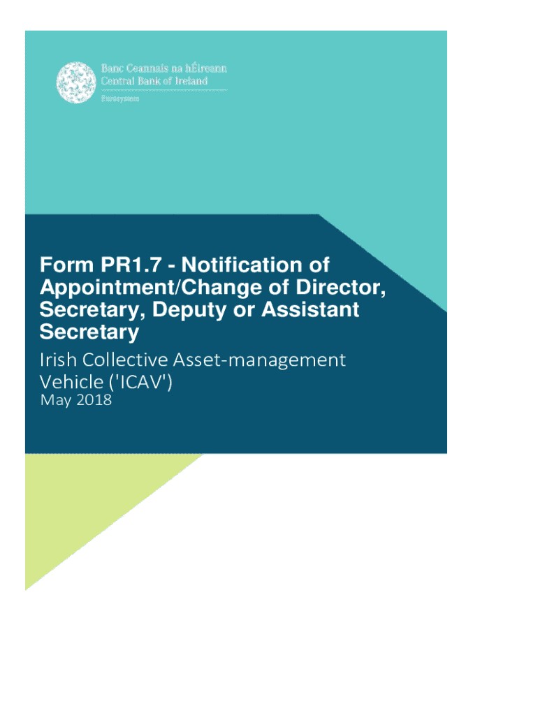 Fillable Online Form PR1.7 - Marilla Capital (EU) ICAV - Appointment of ...
