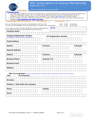 Fillable Online GS1-Membership-Application-Form. ... Fax Email Print ...