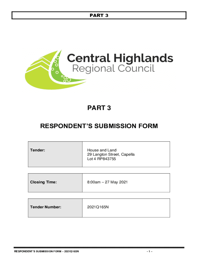 Fillable Online part 3 respondent's submission form Fax Email Print ...