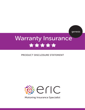 Fillable Online What is a Product Disclosure Statement or PDS ...