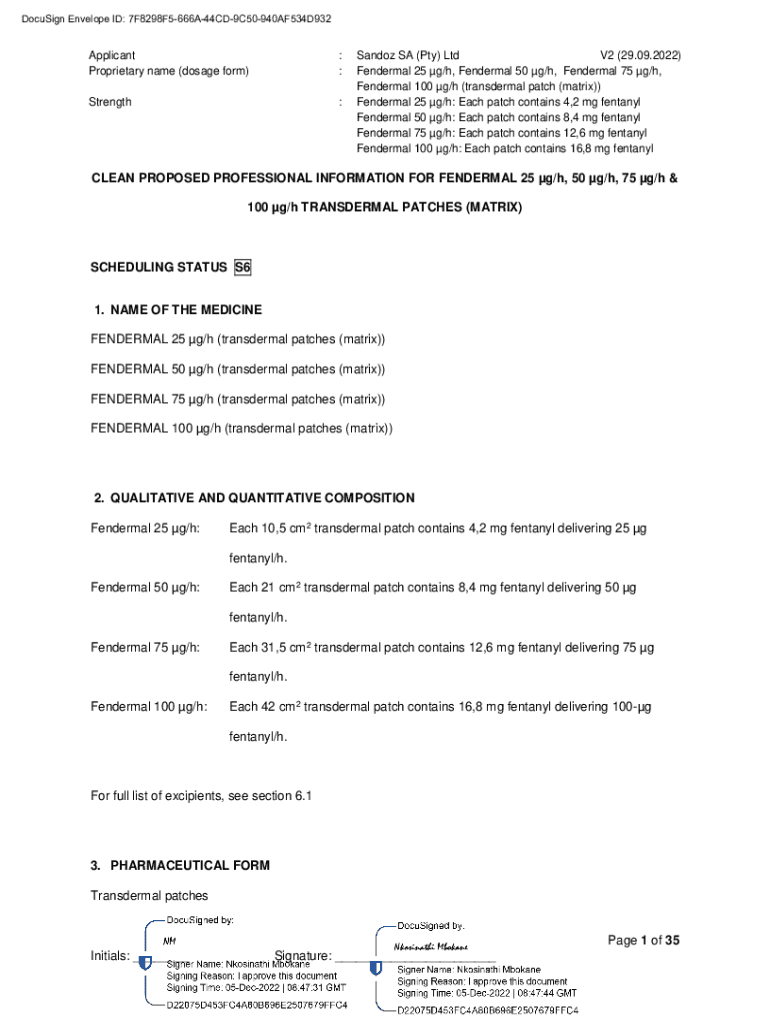 Fillable Online Page 1 of 35 Initials: Signature - PI and PIL ...