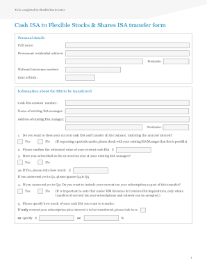 Fillable Online What is a flexible ISA and how does it work? Fax Email ...