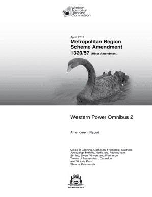 Fillable Online MRS Amendment 1320-57 Western Power Omnibus 2. MRS ...
