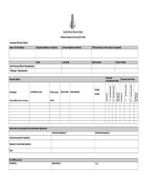 Fillable Online Internet Banking User Access Request Form.pdf. Internet Banking User Access ...