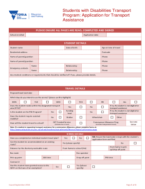 Fillable Online meltonss vic edu SDTP-Application-for-Transport ...