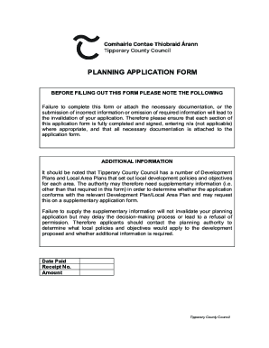 Fillable Online Full planning application form Fax Email Print - pdfFiller