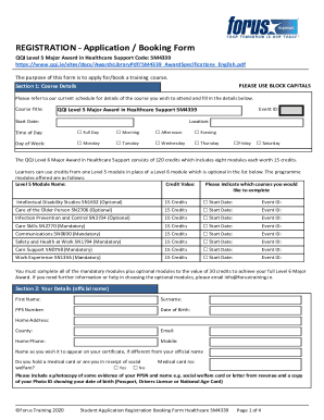Fillable Online REGISTRATION - Application / Booking Form Fax Email ...