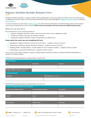 Fillable Online RIN Request Form.pdf Fax Email Print - pdfFiller