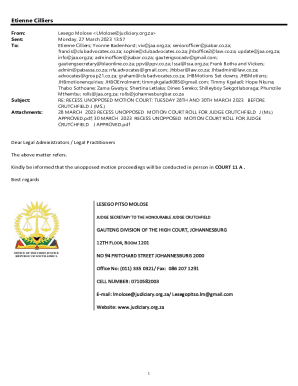 Fillable Online Unopposed Motion Roll Fax Email Print - pdfFiller