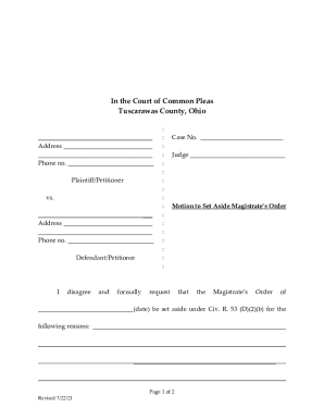 Fillable Online Civil Case Designation Form - Tuscarawas County Ohio ...