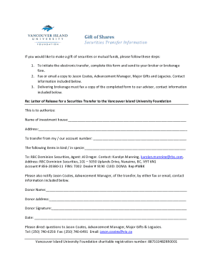 Fillable Online Stock, Wire Transfer or ACH Donation to Charity Fax ...