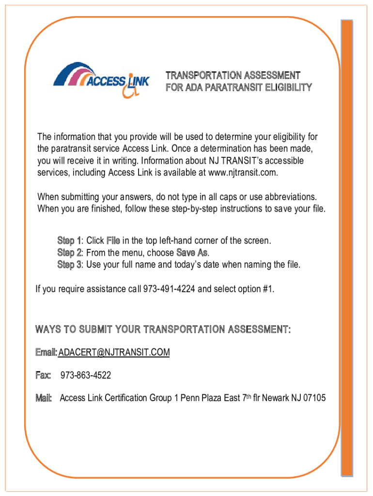 Fillable Online What is Paratransit Service and How Can I Get It? Fax ...