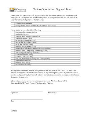 Fillable Online What Is a Sign-off Sheet? Definition and Examples Fax ...