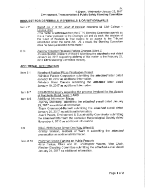 Fillable Online REQUEST FOR DEFERRALS, REFERRALS &/OR ... Fax Email ...